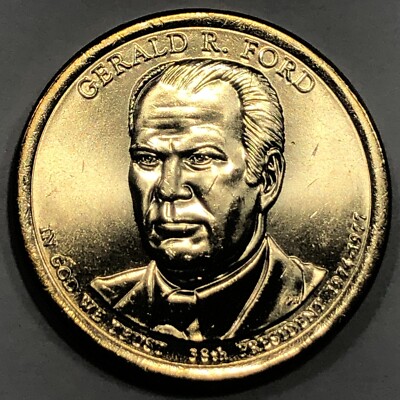 2016 D - Gerald R. Ford $1 Presidential Golden Dollar Coin | eBay