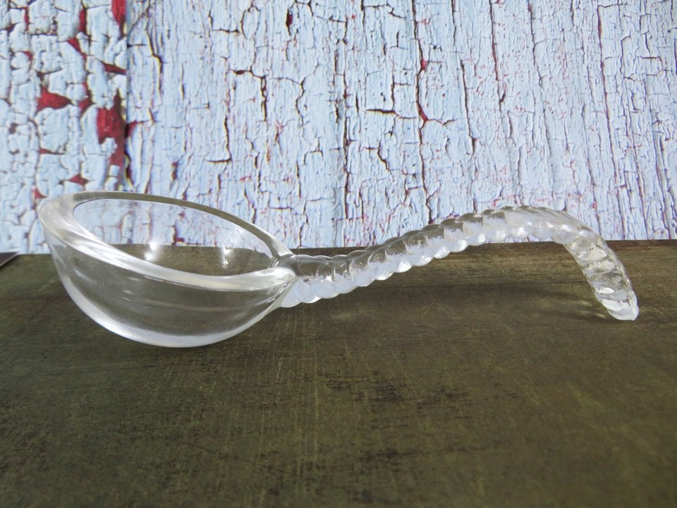 Duncan Miller Glass Bowl Underplate Spoon Diamond Stem Pattern 5375 Vtg ...
