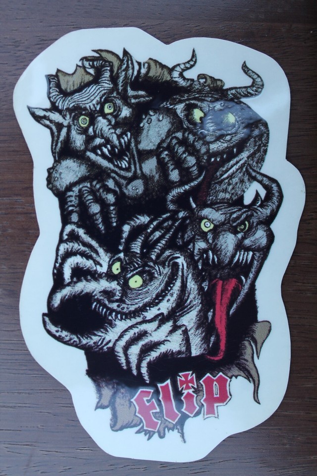 FLIP Skateboard Monster Team Tom Penny Rowley Z44A Vintage ...