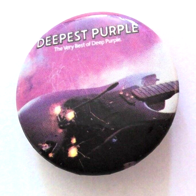 DEEPEST PURPLE The Best of Deep Purple Pin Pinback Button Badge 1.25 ...