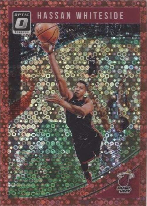 2018-19 Panini Donruss Optic - Hassan Whiteside #45 Red Fast Break ...