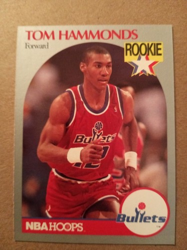 1990-91 NBA Hoops Tom Hammonds #298 Basketball RC | eBay