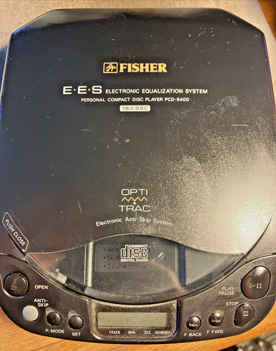 Fisher Personal Cd Compact Disc Player Model PCD-5400 Car Adapters and ...
