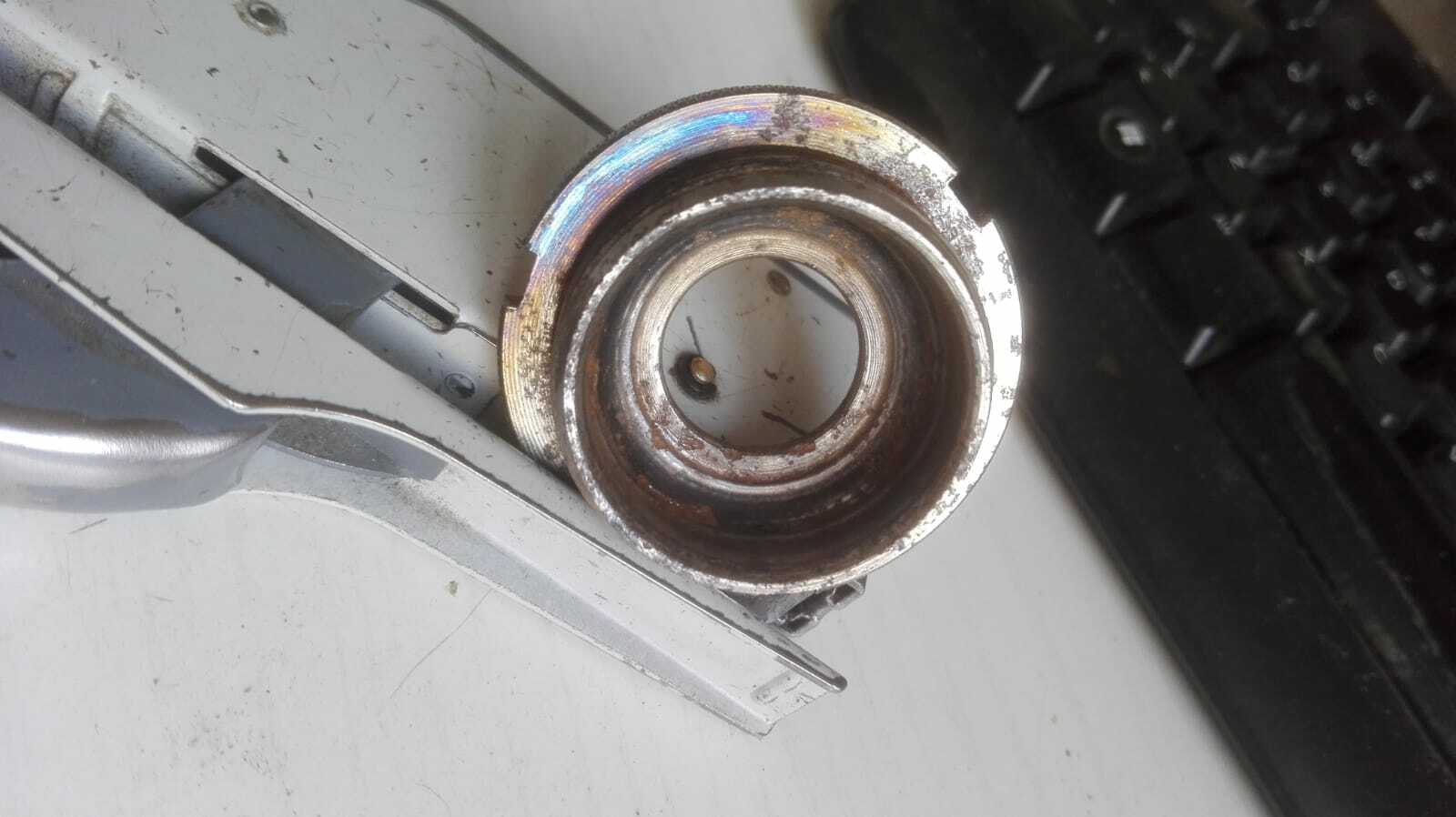 OLD BOTTOM BRACKET STEEL ADJUSTABLE CUP 36.5 DIAMETER VINTAGE | eBay