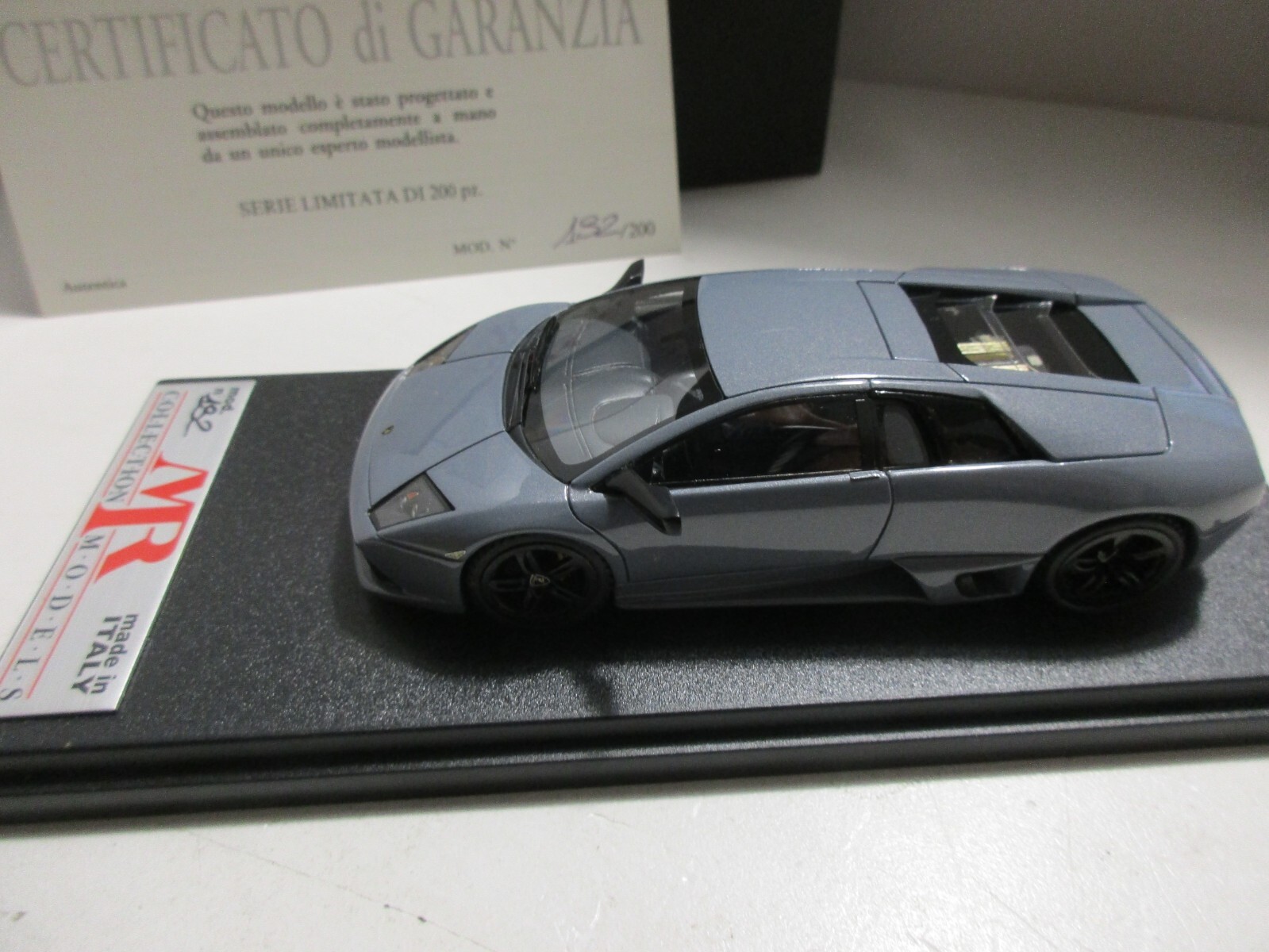 MR 1/43 LAMBORGHINI MURCIELAGO LP640 2006 MATT GREY LIM.ED.192/200 | eBay