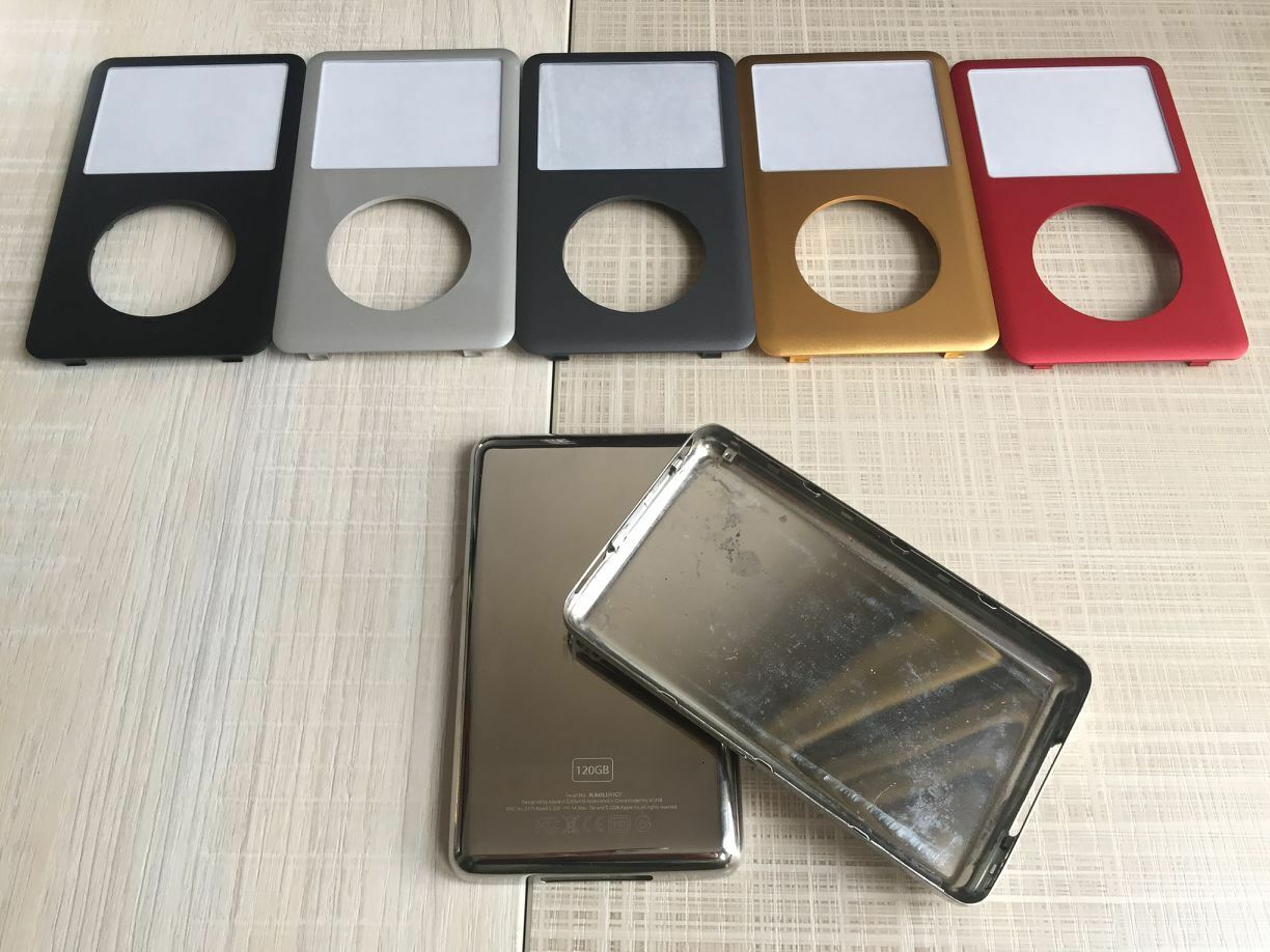 iPod Classic 6th Gen 120GB Back Housing + Front Housing Case Cover ...