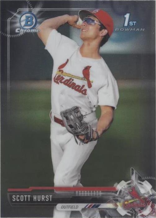2017 Bowman Draft - Chrome Scott Hurst #BDC-126 (RC) for sale online | eBay
