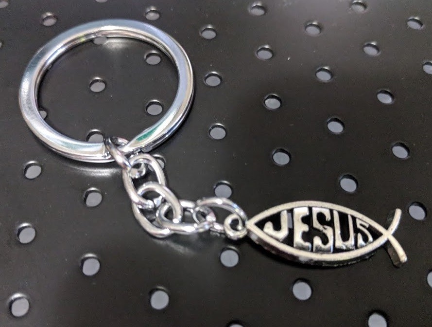 Christian JESUS Metal Keychain the WAY Bible WORD Of GOD HQ Key Chain ...