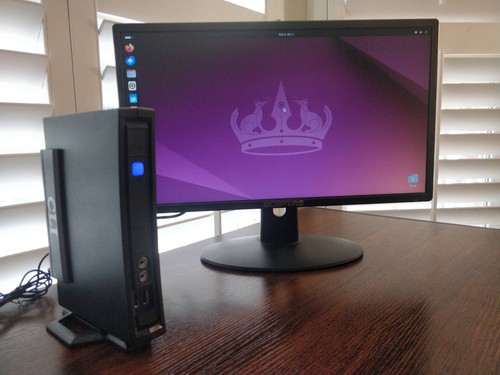 Ubuntu 24.04 Desktop Fanless Thin Client PC AMD Quad-Core 8GB RAM 32GB ...