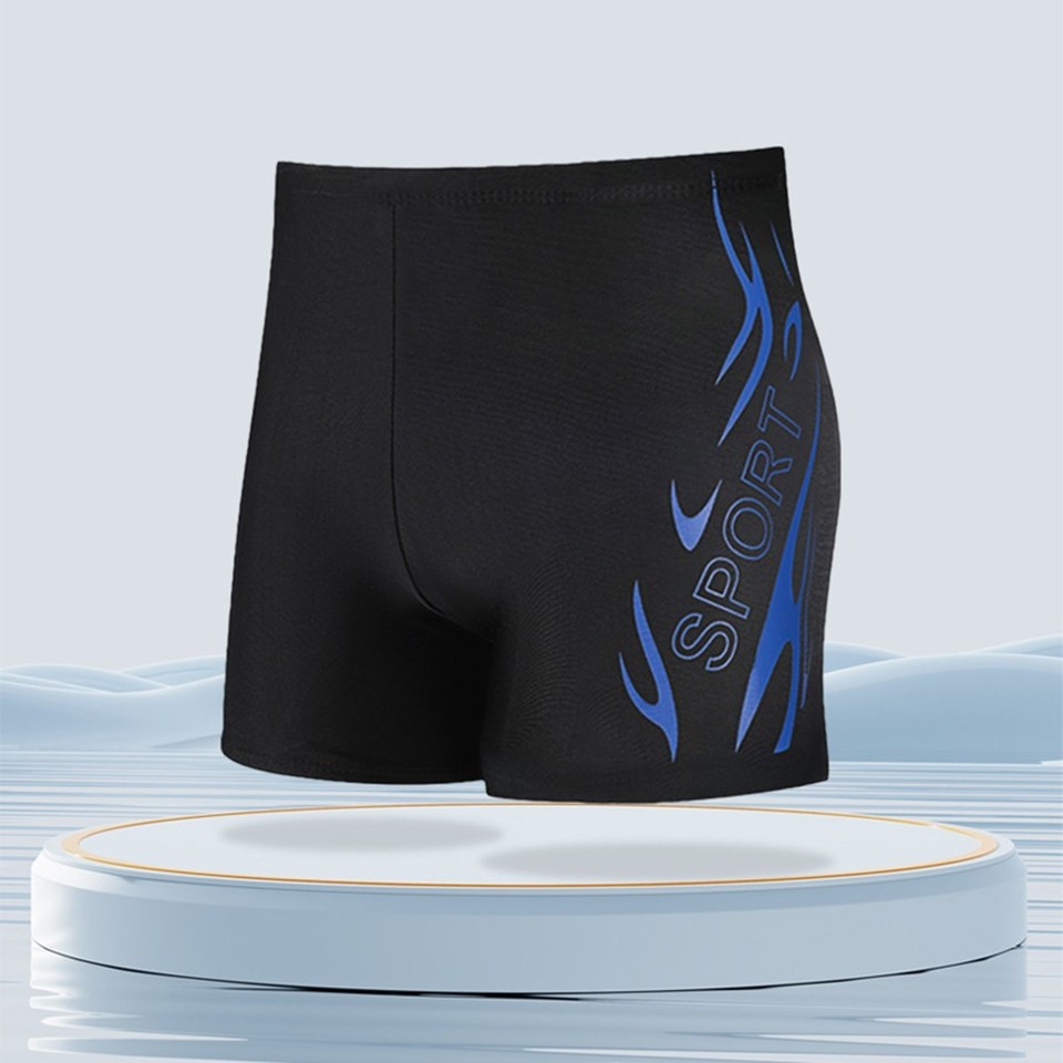 Breathable Men's Swimwear Trunks with Printed Pattern for Summer ...