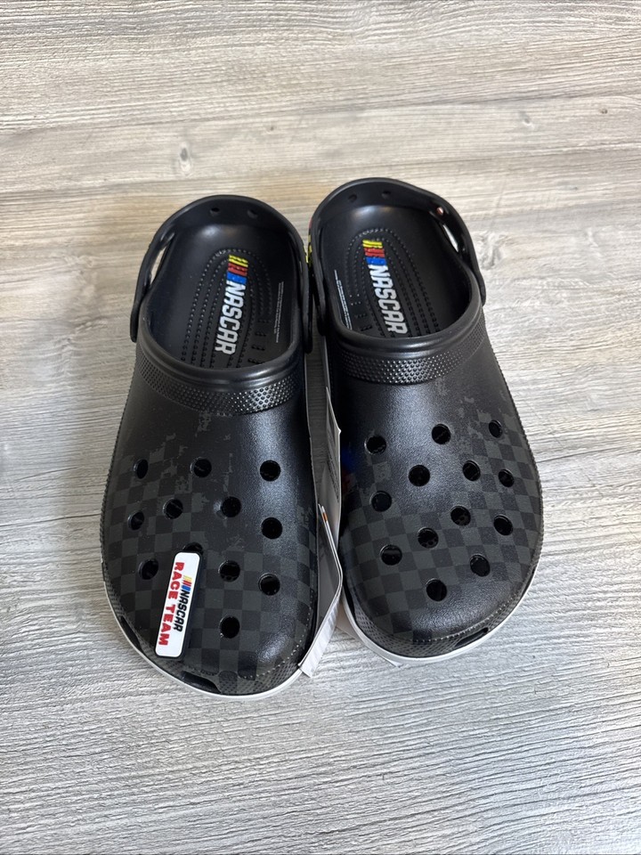 New CROCS Nascar Classic Clogs Adult Unisex Men Size 13 209474-001 NWT ...