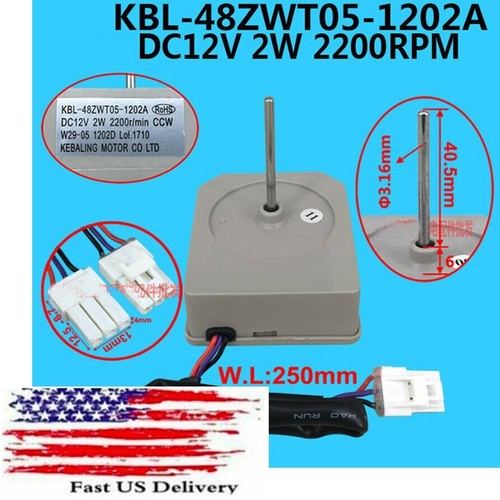 US 2200r/min KBL-48ZWT05-1202A DC 12V KBL-48ZWTO5-1202A reverse rotary ...