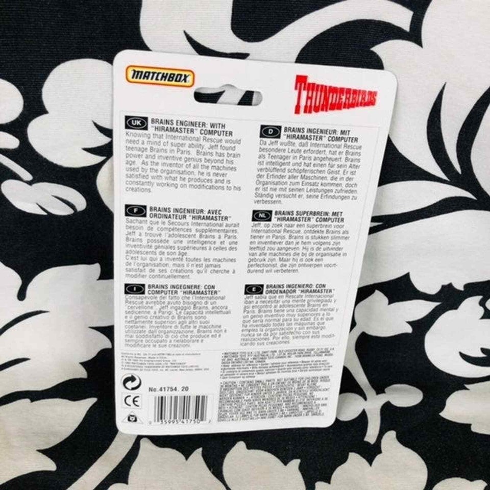 Matchbox Thunderbirds Brains w/ Hiramaster Computer Figure 1994 | eBay