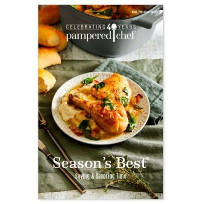 Pampered Chef Season's Best Cookbook Fall / Winter 2020 ~ New | eBay
