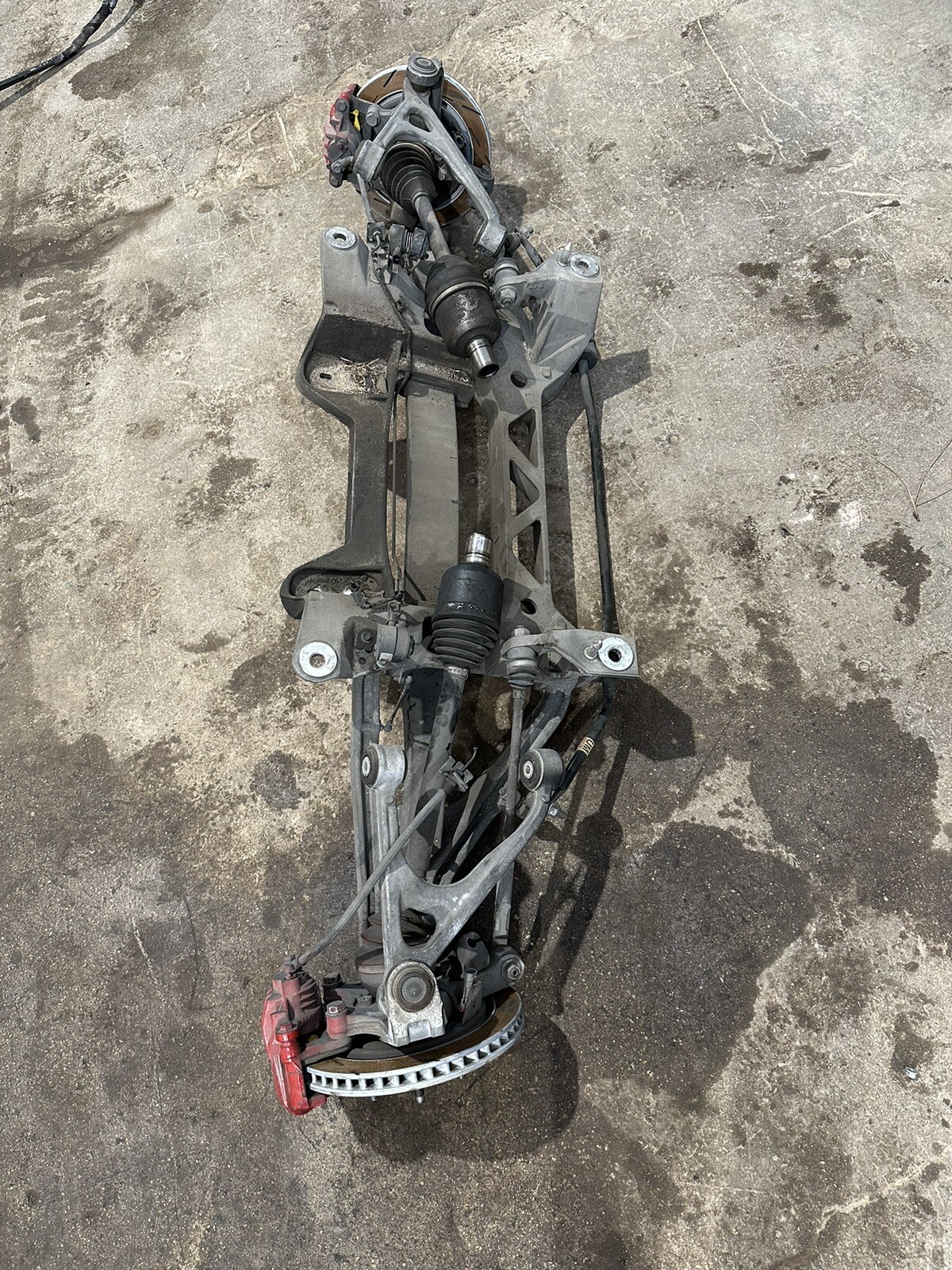 2005 C6 CORVETTE REAR CRADLE DROPOUT SUBFRAME SUSPENSION AXLE SHAFTS | eBay