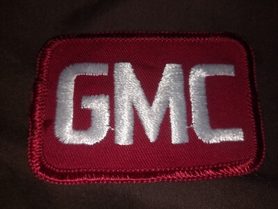 Vintage GMC Logo Red Cloth Patch | eBay