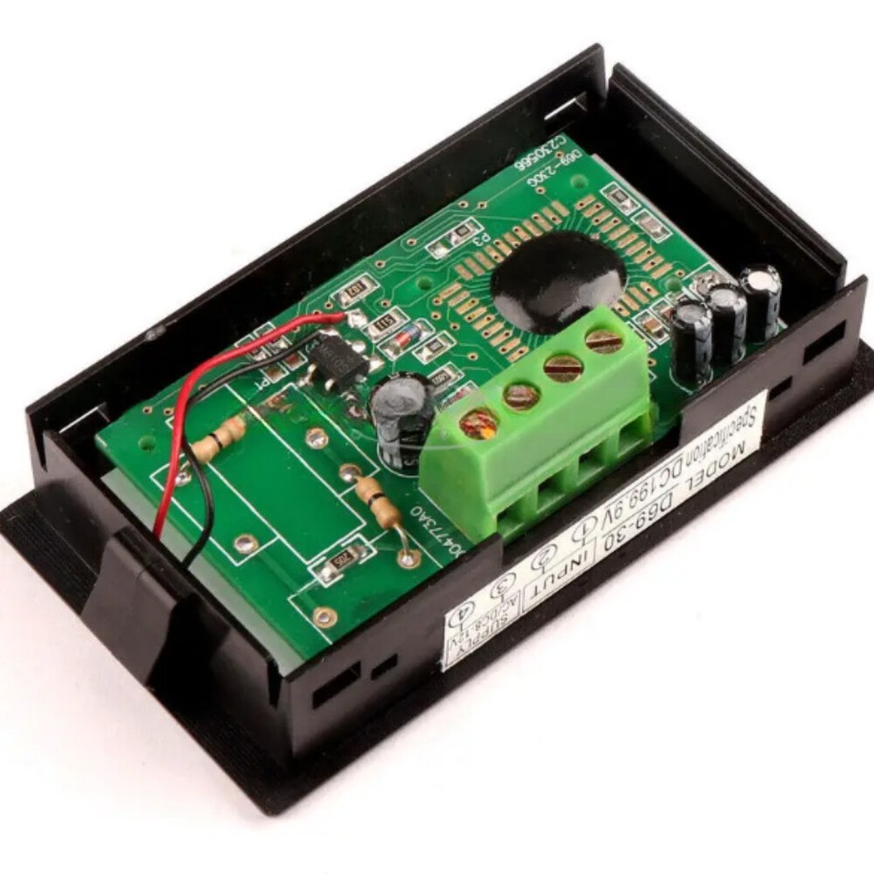 DC 0-1.999V 2V Digital Voltage Volt Panel Meter Voltmeter High ...