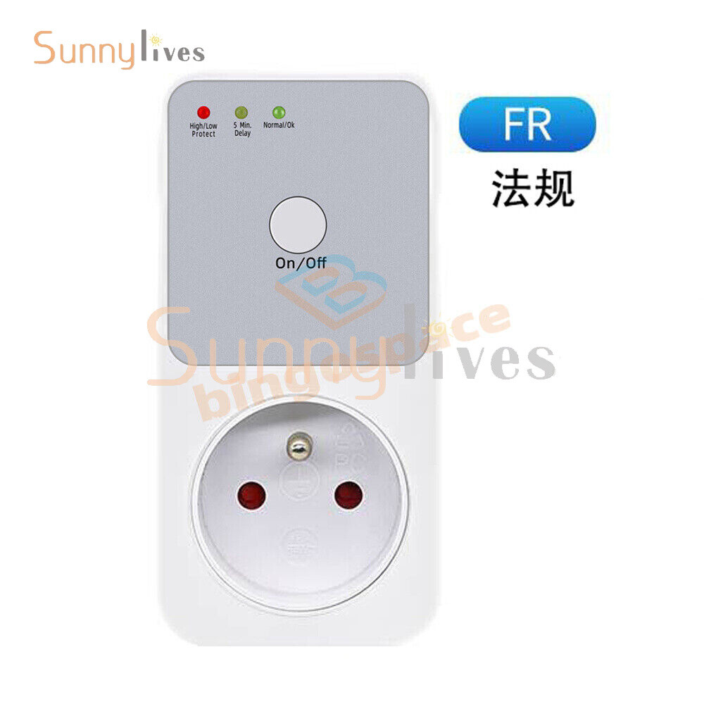 Automatic Voltage Protector AC 220V Power Surge Safe Protector Socket ...