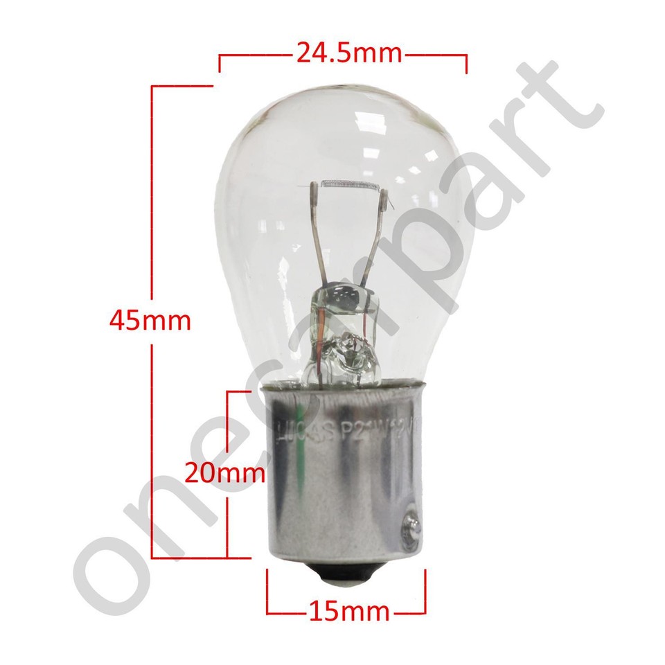 4 x 382 Brake Light Stop Indicator Tail Bulbs Reverse Car Auto Van Bulb ...