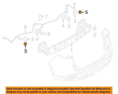 MAZDA OEM 16-18 CX-9 Rear Bumper-Retainer Bracket KD4967UC5A | eBay