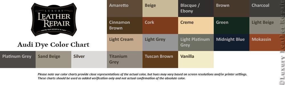 Professional Automotive Audi Leather and Vinyl Dye - Updated Colors | eBay