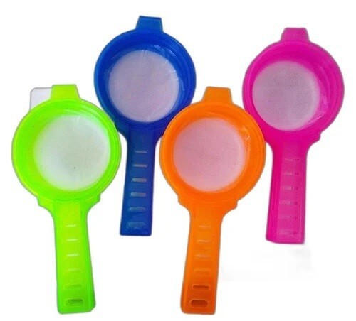 4 Large Plastic Sieve Strainer Flour Baking Tea Kitchen Drainer Cooking ...