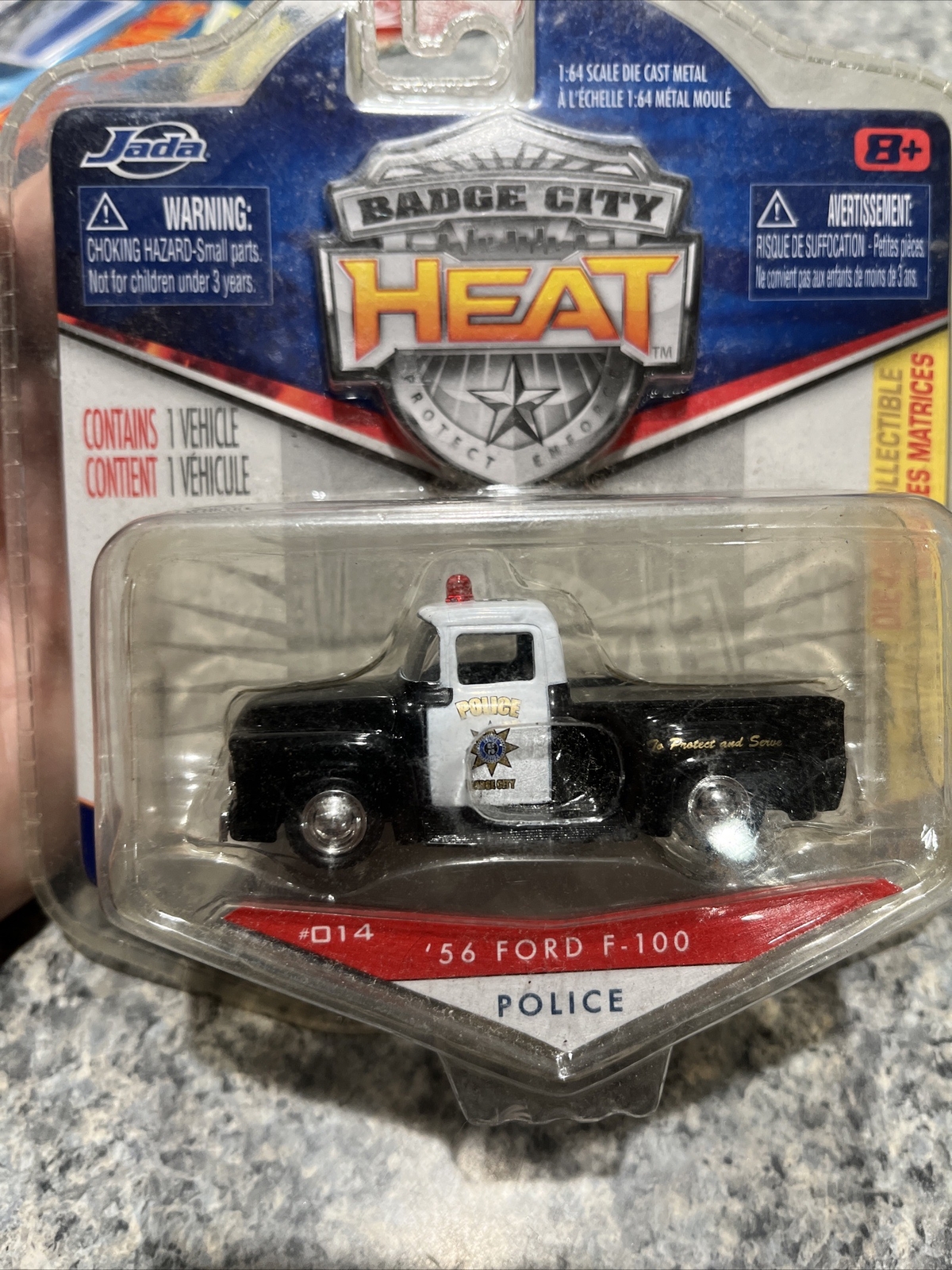 jada badge city heat 56 Ford Pick-up Police Vehicle Detailed In Package ...