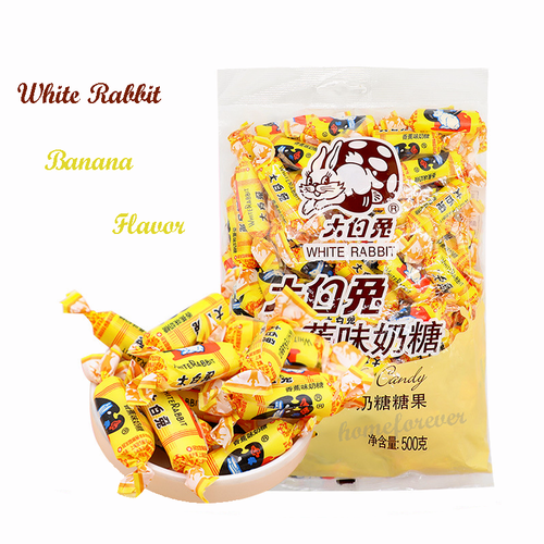 White Rabbit Creamy Candy Banana Flavor 500g x 2 Bags 大白兔奶糖香蕉味 | eBay