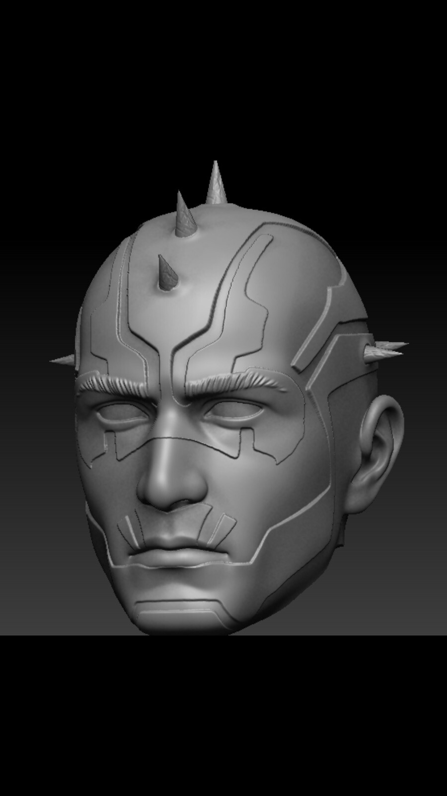 Star wars maul Killer custom head sculpt hasbro black series | eBay