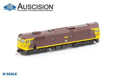 Auscision (N80-3) N Scale - 8032 Reverse - with White L7 - N Scale ...