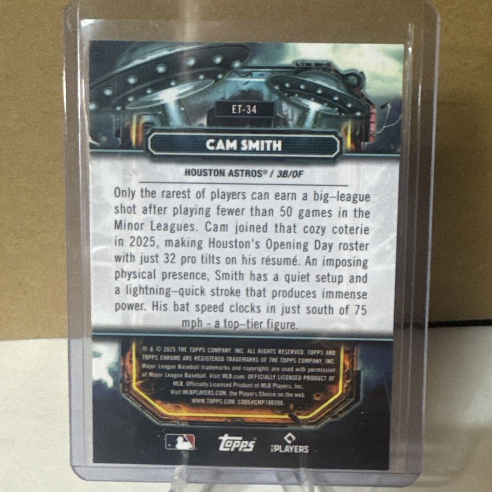2025 Topps Cosmic Chrome Cam Smith Extraterrestrial Talent RC #ET-34 ...