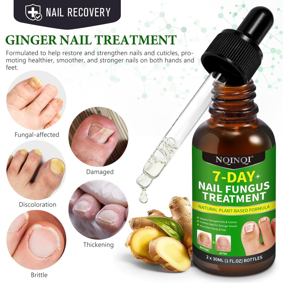 7 Days Nail Fungus Treatment Extra Strength, Toe Nail Growth Oil ...