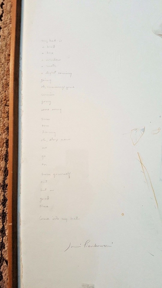 Joni Pienkowski Mixed Media Art Work - Framed (41" x 31" HEAVY), Signed ...