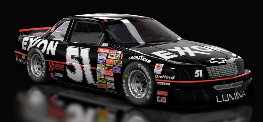 1/10 Scale Days Of Thunder “EXXON” #51 Vinyl Decal Sheet /Sponsor ...