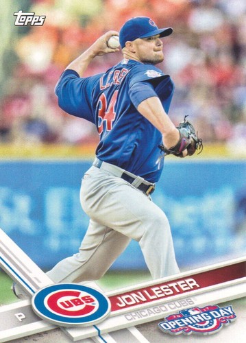 2017 Topps Opening Day Baseball #69 Jon Lester | eBay