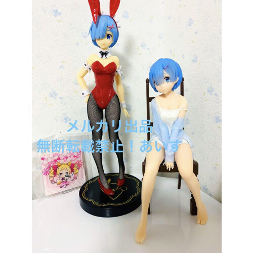 Re:Zero Rem Figure Bunny Relax Time Madoka Magica Lottery | eBay