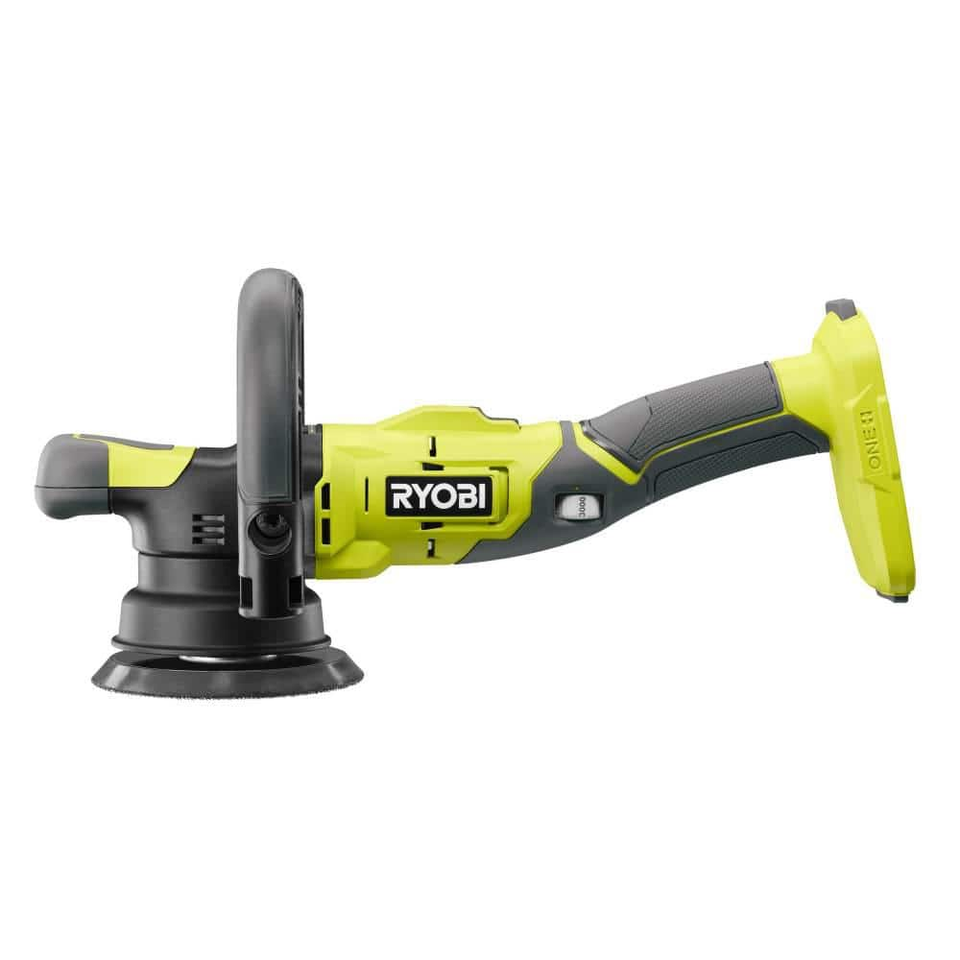RYOBI 5 In. Variable Speed Dual Action Polisher (Tool Only) W Finishing ...