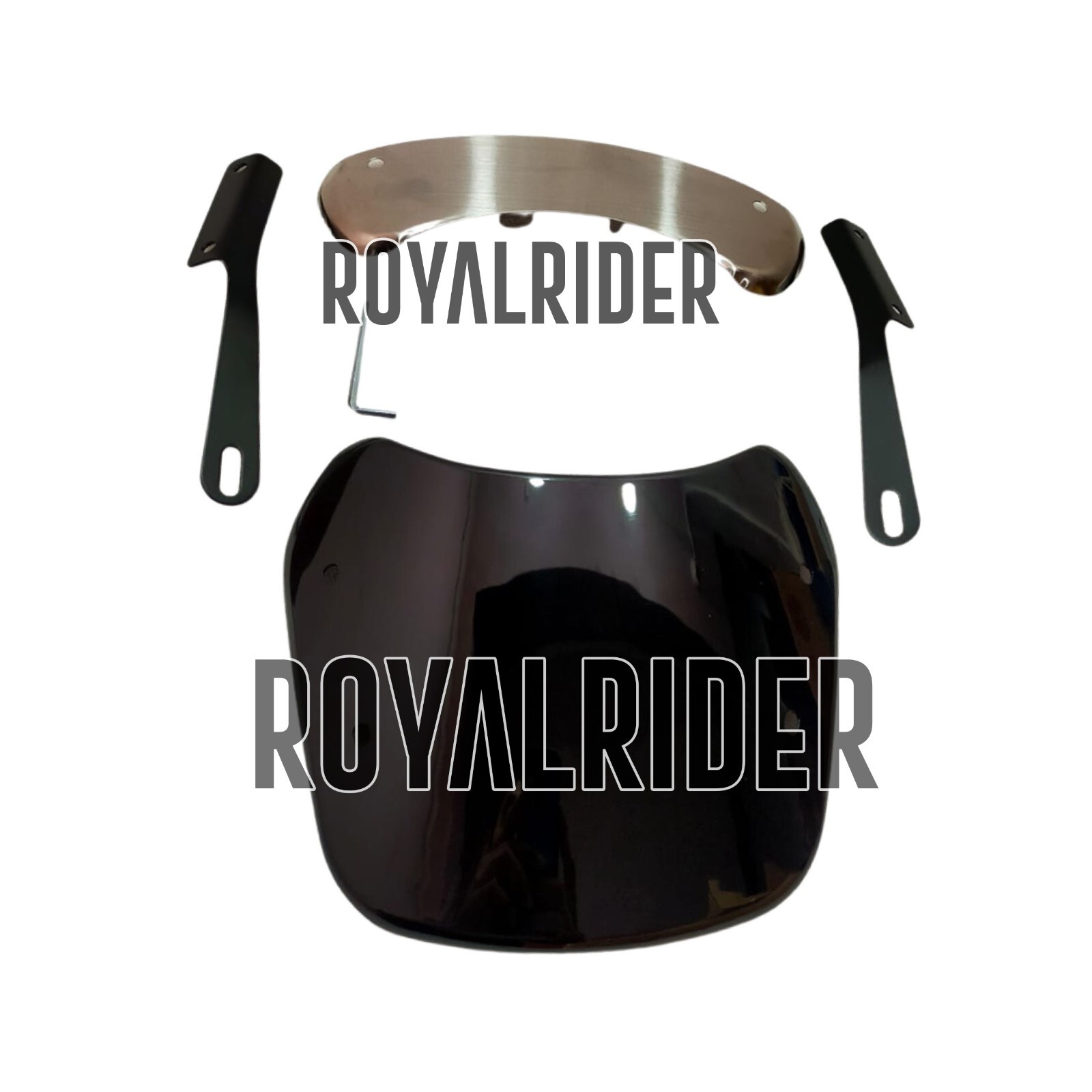 Royal Enfield "TINTED FLY SCREEN" Fit For SCRAM | eBay