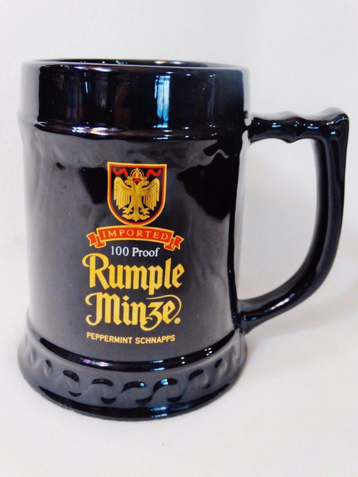 RUMPLE MINZE Beer Stein / Mug German-Style Schnapps Liquor LARGE 6.25 ...