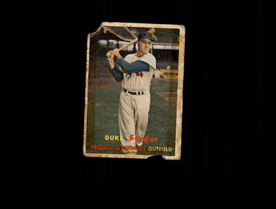 1957 Topps 170 Duke Snider POOR #D951695 | eBay
