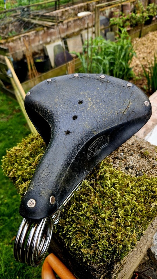 Brooks B33 Black Leather Cycle Saddle. | eBay UK