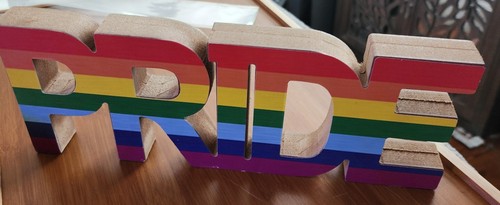 PRIDE Bundle Wood Pride Sign, LOVE Cross Stitch, Rainbow & Love Is Love ...