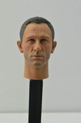 Custom 1/6 Scale Daniel Craig Head Sculpt as James Bond 007 for 12 ...