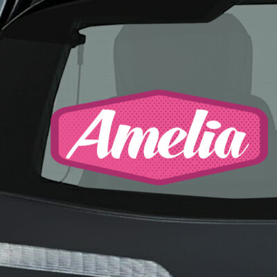 Amelia Name Sticker Decal 3.5x8 inc | eBay