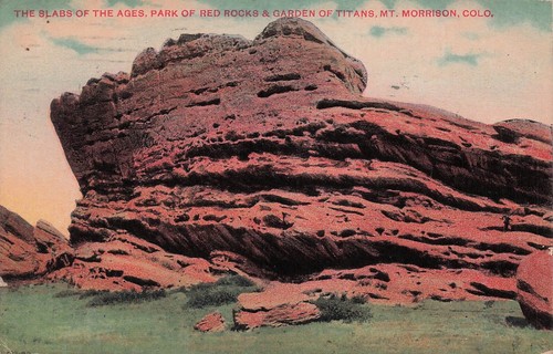 Red Rocks Park Amphitheatre Mt Morrison Colorado Slabs of the Ages ...