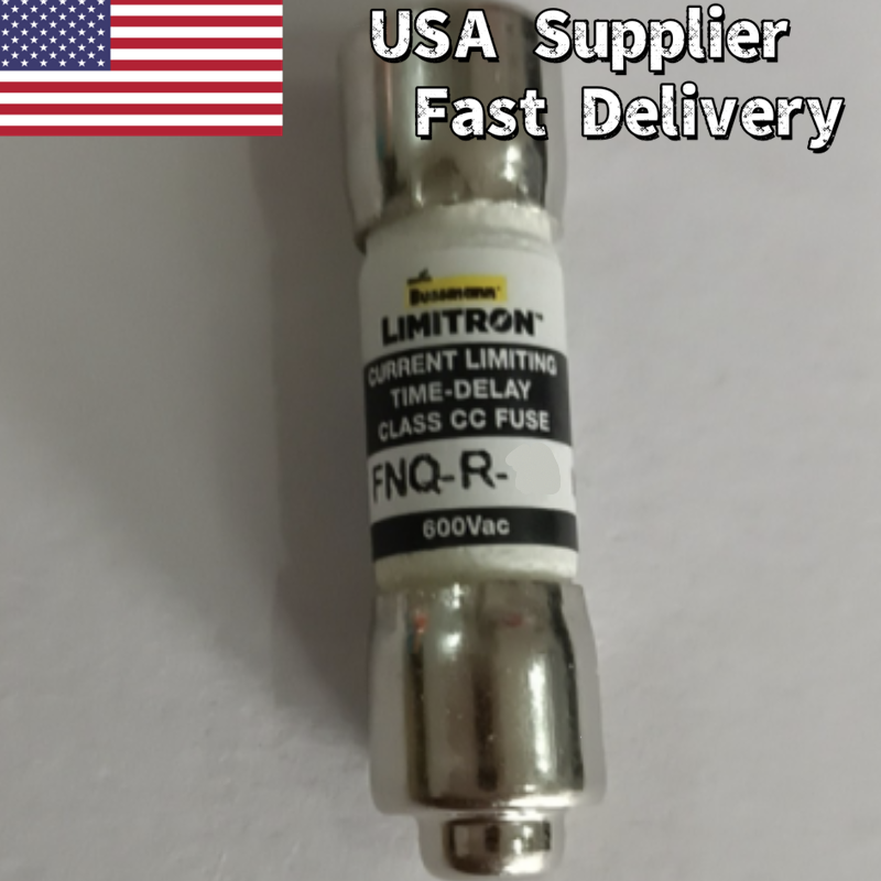 10PCS/Box FNQR8 New Bussmann FNQ-R-8 8A 600Vac Time-delay Fuse Fast ...