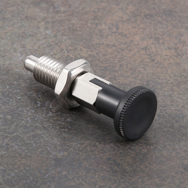 M10 Stainless Steel Self Locking Index Plunger Pin With Self Locking ...