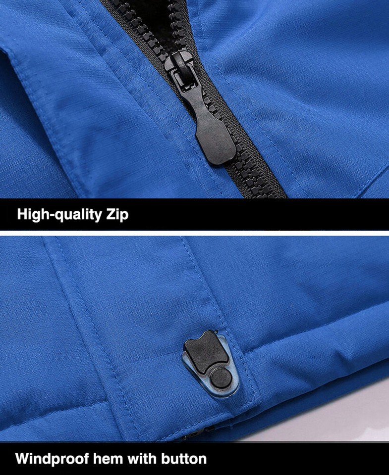 Men's Thermal Ski Snow Jacket Winter Outdoor Mountain Climbing Casual ...
