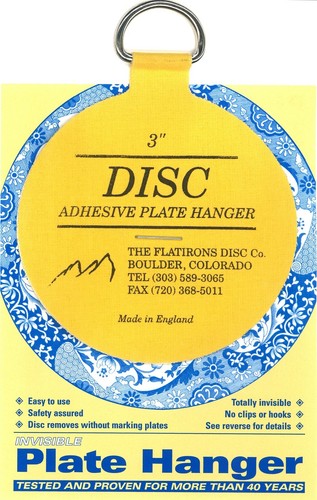 Original Disc Adhesive Plate Hangers Set of 4x3" | eBay