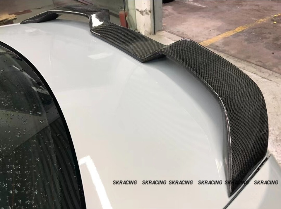 Real Carbon Fiber Rear Trunk Spoiler Tail Wing Fits 2016-2021 BMW M2C ...